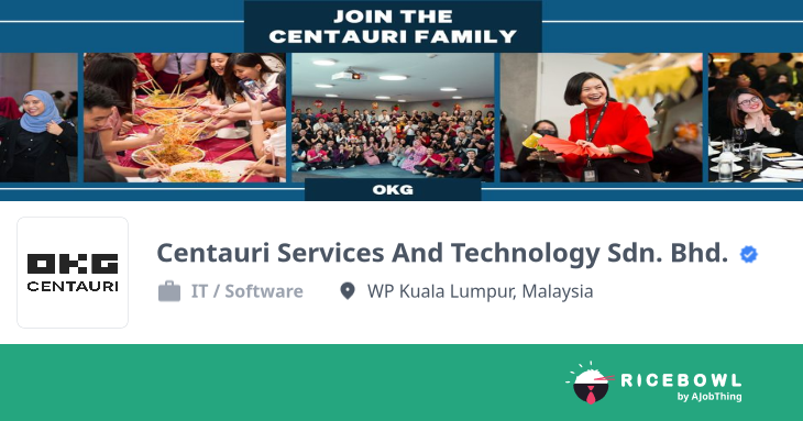 Working at Centauri Services And Technology Sdn. Bhd. - Company Profile ...