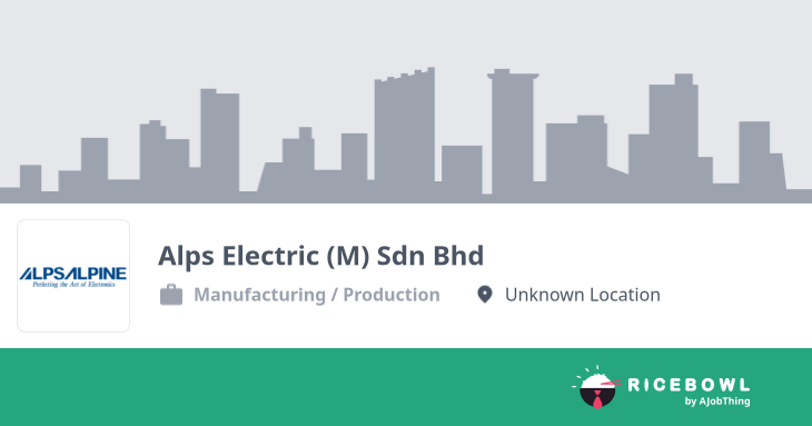 Working at Alps Electric (M) Sdn Bhd - Company Profile & Information ...
