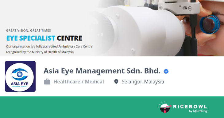 Working at Asia Eye Management Sdn. Bhd. - Company Profile ...
