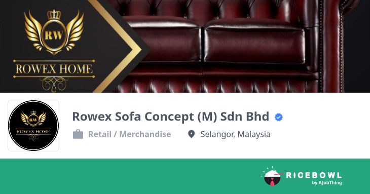 Working at Rowex Sofa Concept (M) Sdn Bhd - Company Profile ...