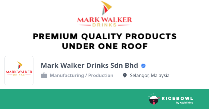 Working at Mark Walker Drinks Sdn Bhd - Company Profile & Information ...