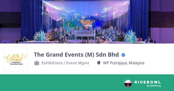 Walk-In Interview at The Grand Events (M) Sdn Bhd | Job Opportunities ...
