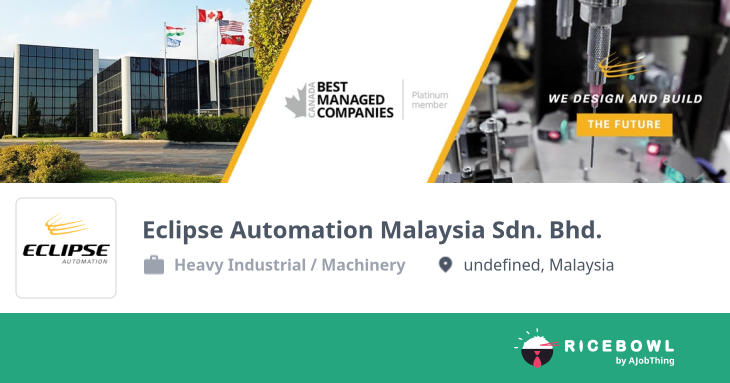 Working at Eclipse Automation Malaysia Sdn. Bhd. - Company Profile ...