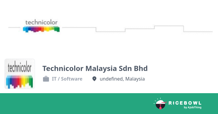Working at Technicolor Malaysia Sdn Bhd - Company Profile & Information ...