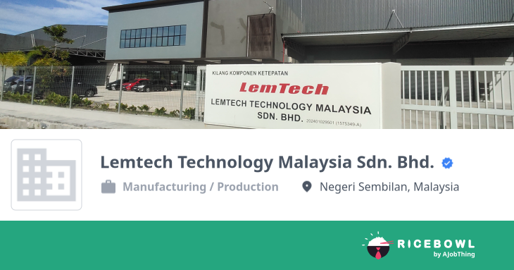 Working at Lemtech Technology Malaysia Sdn. Bhd. - Company Profile ...