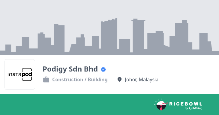 Working at Podigy Sdn Bhd - Company Profile & Information - Ricebowl.my