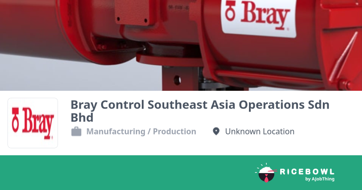Working at Bray Control Southeast Asia Operations Sdn Bhd - Company ...