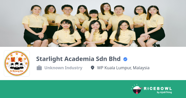 Working at Starlight Academia Sdn Bhd - Company Profile & Information ...