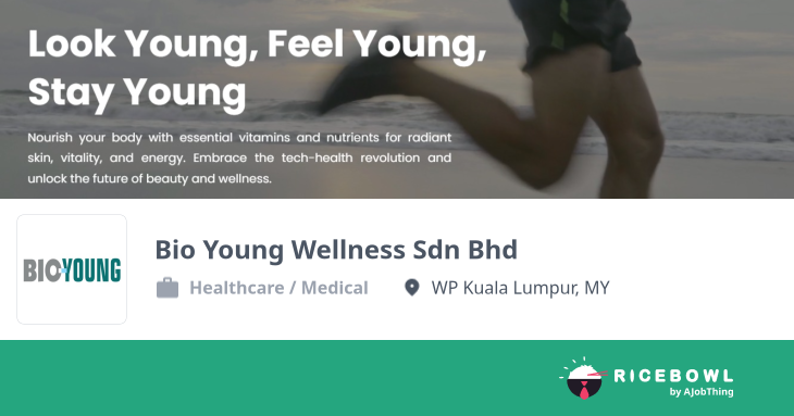 Working at Bio Young Wellness Sdn Bhd - Company Profile & Information ...