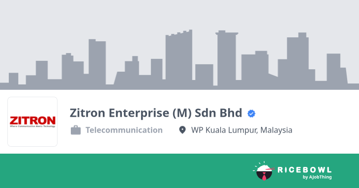 Walk-In Interview at Zitron Enterprise (M) Sdn Bhd | Job Opportunities ...