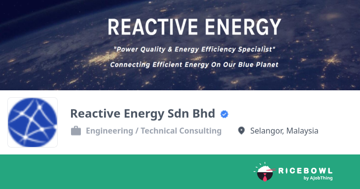 Working at Reactive Energy Sdn Bhd - Company Profile & Information ...