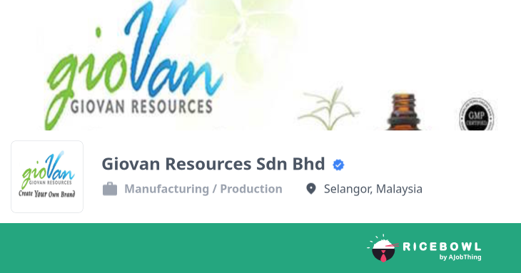 Working at Giovan Resources Sdn Bhd - Company Profile & Information ...