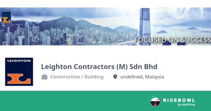Working at Leighton Contractors (M) Sdn Bhd - Company Profile ...