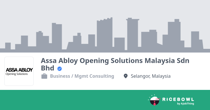 Working at Assa Abloy Opening Solutions Malaysia Sdn Bhd - Company ...