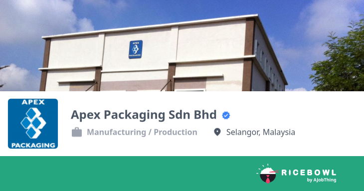 Working at Apex Packaging Sdn Bhd - Company Profile & Information ...
