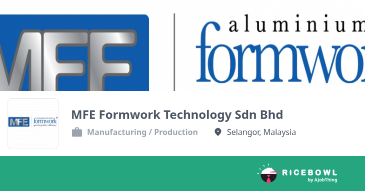 Working at MFE Formwork Technology Sdn Bhd - Company Profile ...