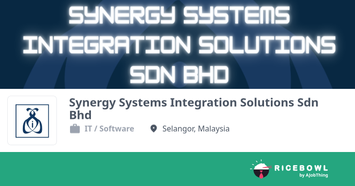 Working at Synergy Systems Integration Solutions Sdn Bhd - Company ...