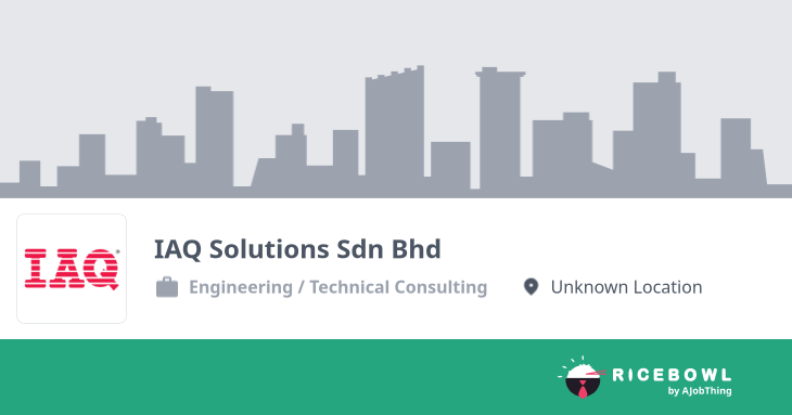 Working at IAQ Solutions Sdn Bhd - Company Profile & Information ...