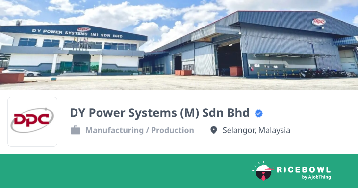 Working at DY Power Systems (M) Sdn Bhd - Company Profile & Information ...