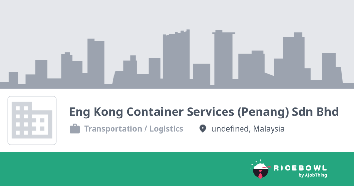 Working at Eng Kong Container Services (Penang) Sdn Bhd - Company ...