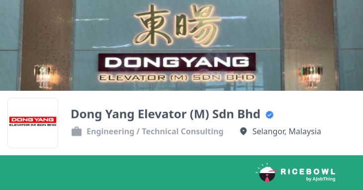 Working at Dong Yang Elevator (M) Sdn Bhd - Company Profile ...